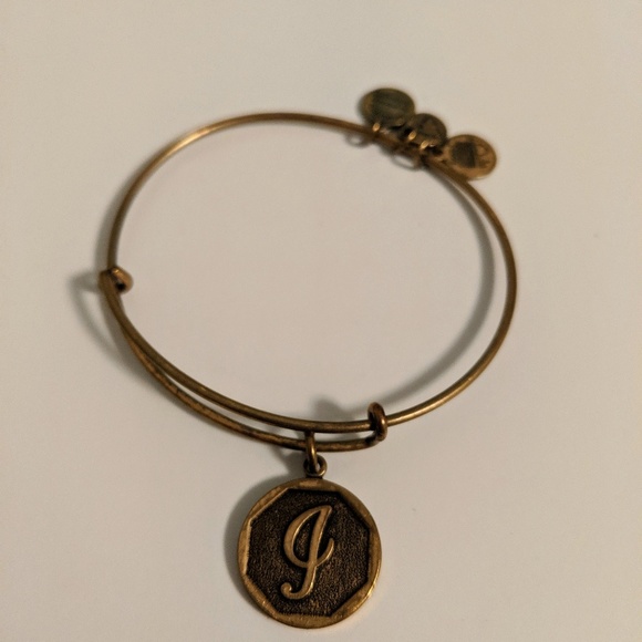 Alex and Ani | Jewelry | Alex And Ani J Initial Bangle | Poshmark